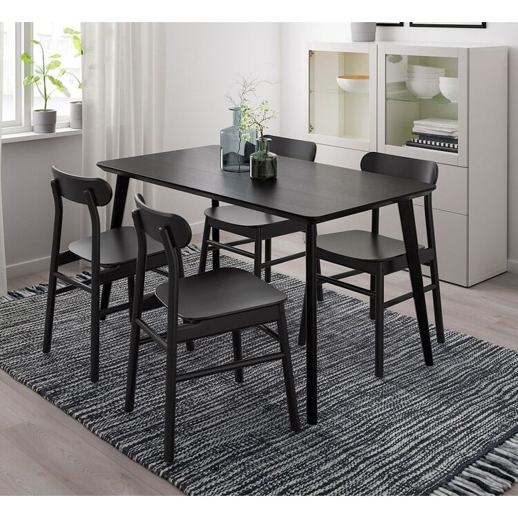 Masa Ikea Lisabo 140x78cm (Negru) cumpără în Chișinău, Moldova ...