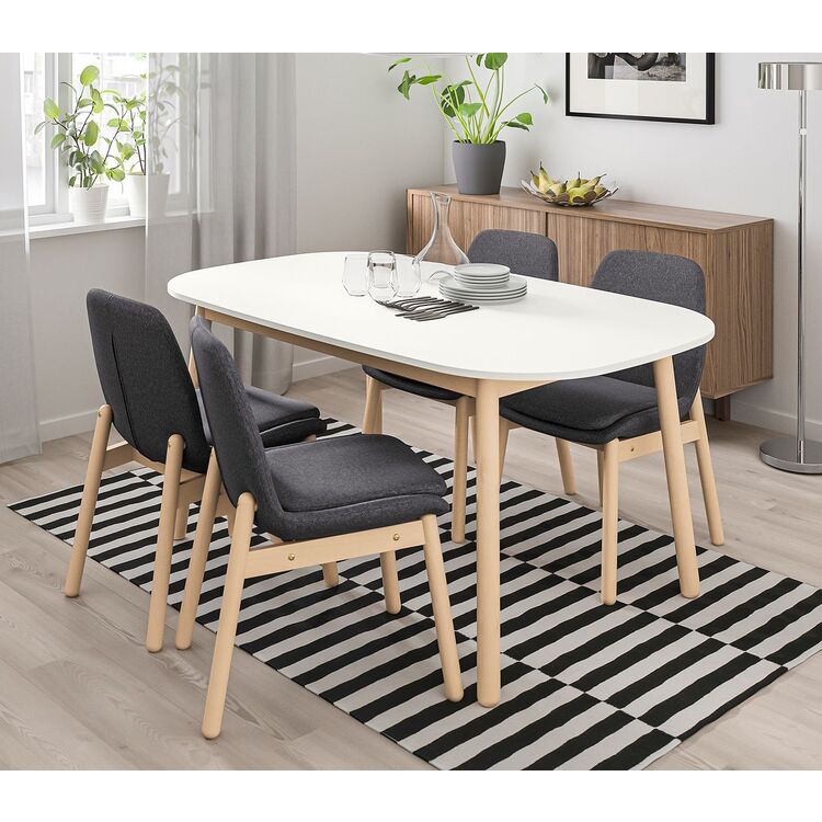 Masa Ikea Vedbo 160x95cm (Alb) cumpără în Chișinău, Moldova | SMADSHOP.MD