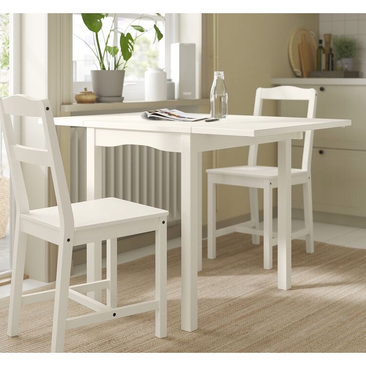 Masa plianta Ikea Hauga 55/82/109x74cm (Alb) cumpără în Chișinău ...