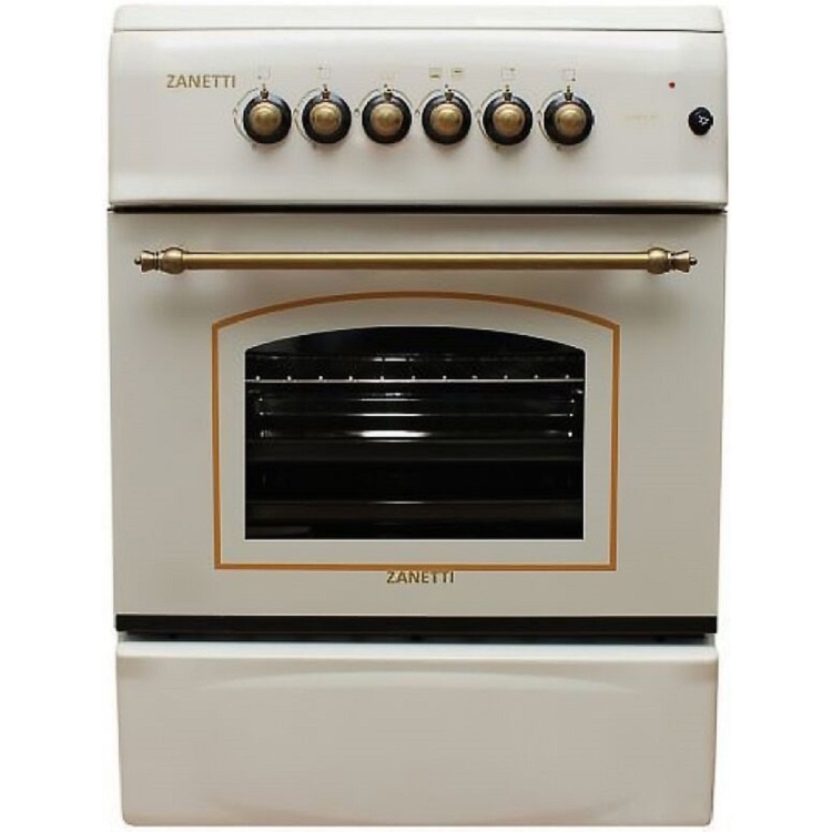 Комбинированная плита Zanetti Z5000 EKR (Cream) купить в Кишиневе, Молдове | SMADSHOP.MD
