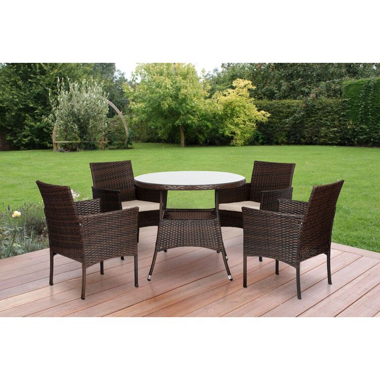 Set mobilier de gradina Garden Select KJFR016BR (Brown) cumpără în ...