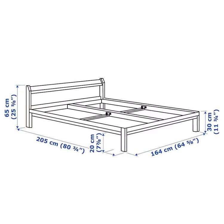 Pat Ikea Neiden 160x200 (Pin) cumpără în Chișinău, Moldova | SMADSHOP.MD