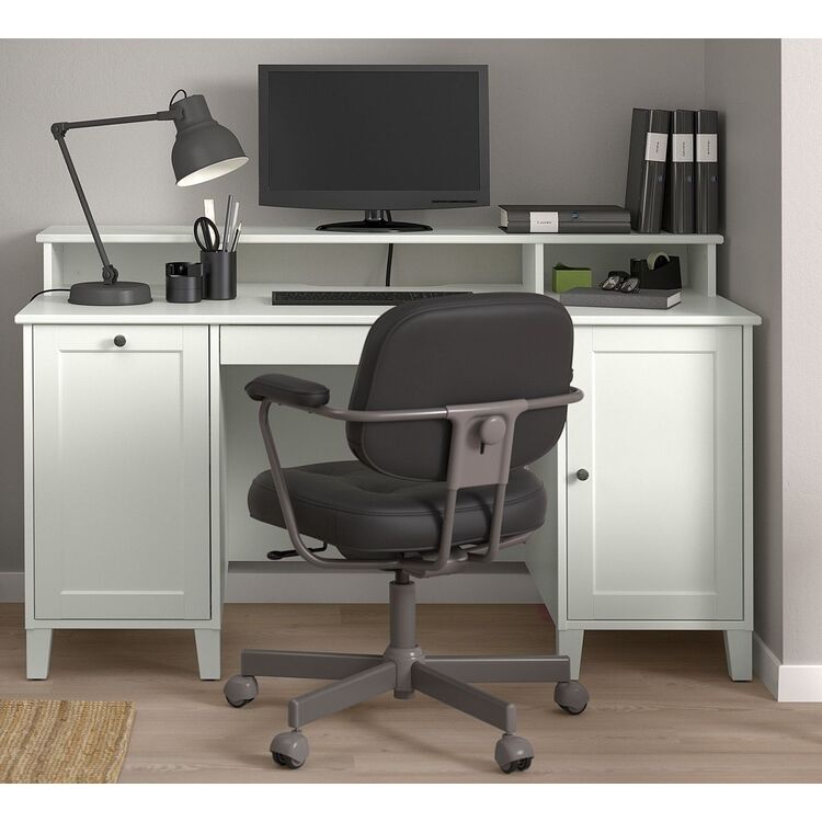 Стол компьютерный Ikea Idanas (Белый) купить в Кишиневе, Молдове ...
