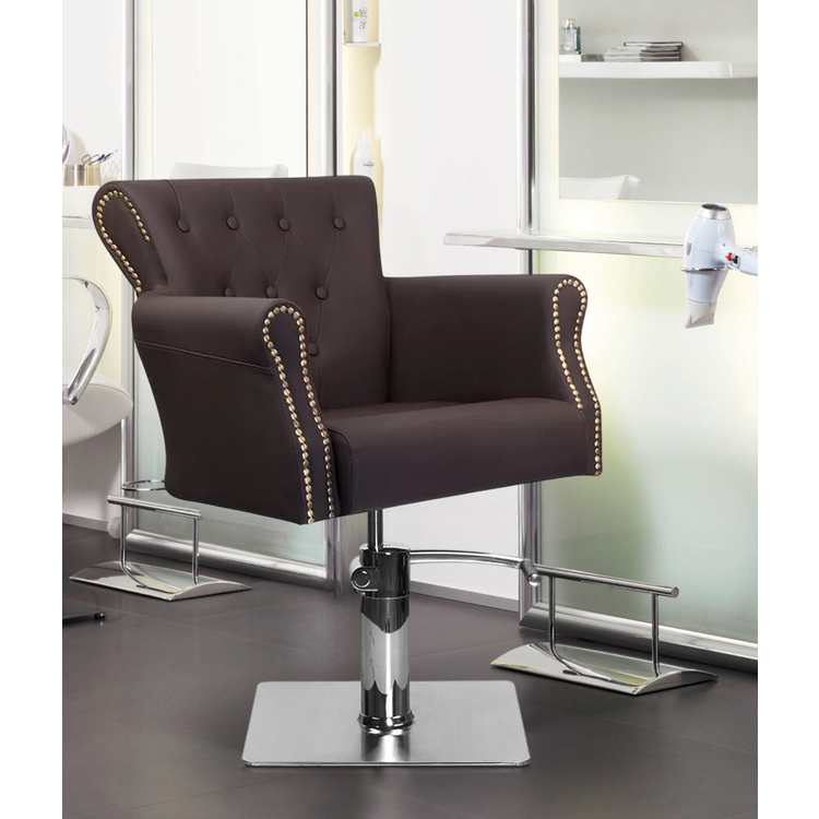 Fotoliu de coafor Hair System Ber 8541 125410 (Brown/Silver) cumpără în ...