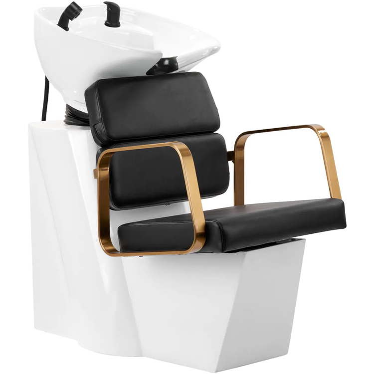 Scafa pentru frizerie Gabbiano Porto-GM (Black/White/Gold) cumpără în ...