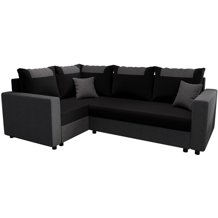 Canapea de colt Space Meble Star Plus Left Sawana 14/Sawana 05 (Black ...