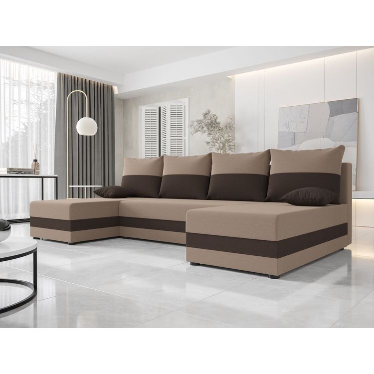 Canapea in forma de U Space Meble Hewlet U Rainbow 05/Rainbow 41 (Brown ...