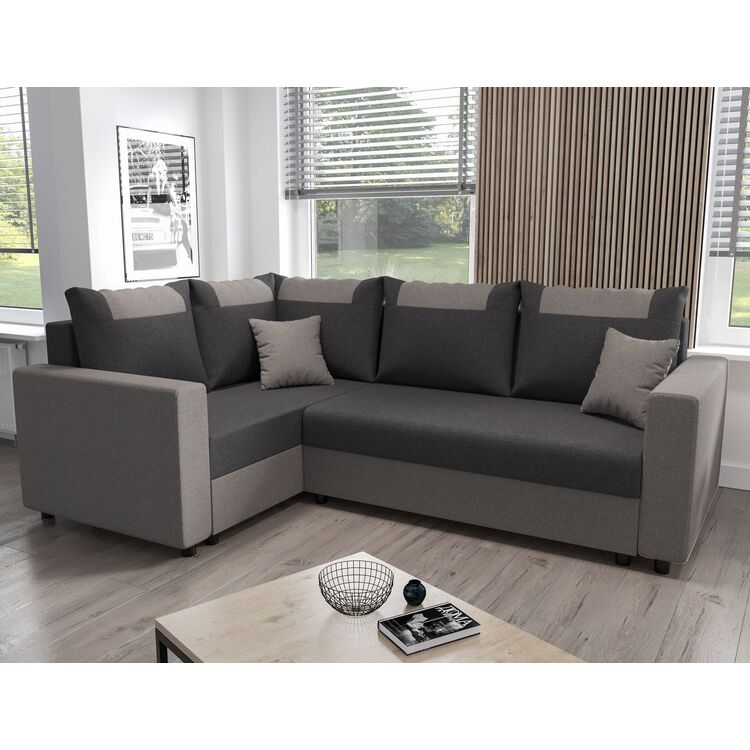 Canapea de colt Space Meble Star Plus Left Sawana 05/Sawana 21 (Gray ...