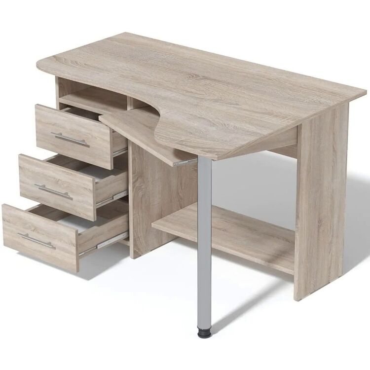 Masa de calculator Fabrik Home СК-09 tumba pe stinga (Sonoma Oak ...