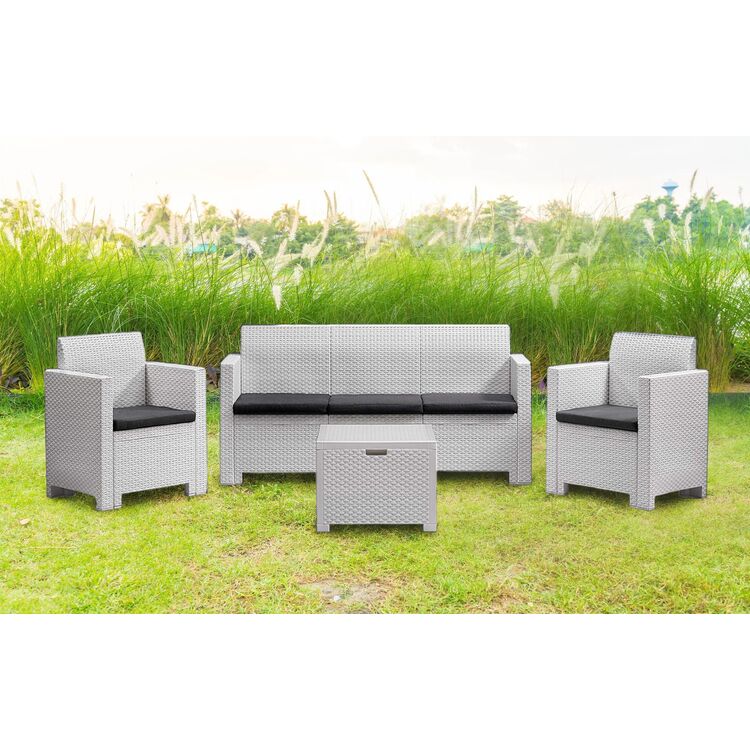 Set mobilier de gradina Bica Nebraska 3 (White) cumpără în Chișinău ...