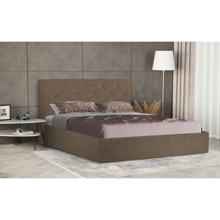 Pat Modern Aura Kanna 07 baza lamele 160x200 (Dark Beige) cumpără în ...