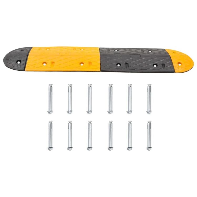 Prag limitator de viteza VidaXL 153105 (Yellow/Black) cumpără în ...