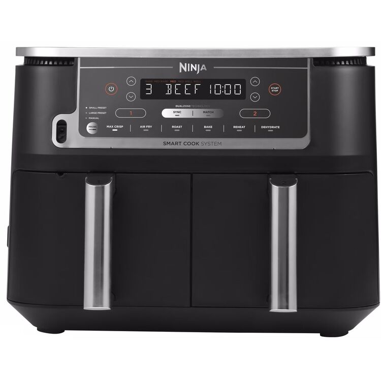 Friteuza cu aer cald Ninja Foodi Max Dual Zone AF451EU (Black) cumpără ...