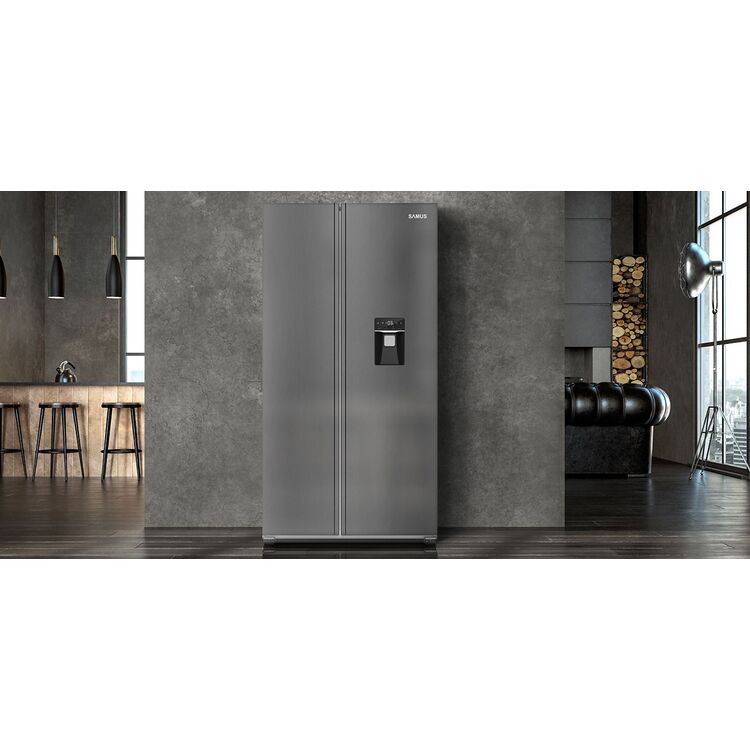 Frigider Samus SSBX-555NFD (Black/Inox) cumpără în Chișinău, Moldova ...