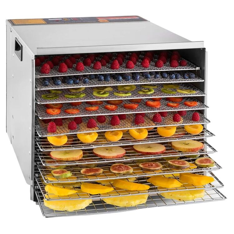 Uscator de legume si fructe Klarstein Fruit Jerky Steel 10 (Inox)