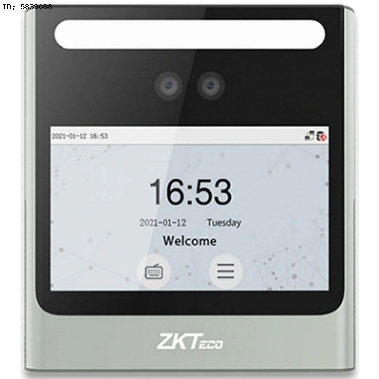 Terminal biometric de control acces ZKTeco EFace10 (Grey) cumpără în ...