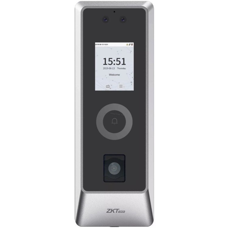 Terminal biometric de control acces ZKTeco ProMA-QR (Black/Silver ...