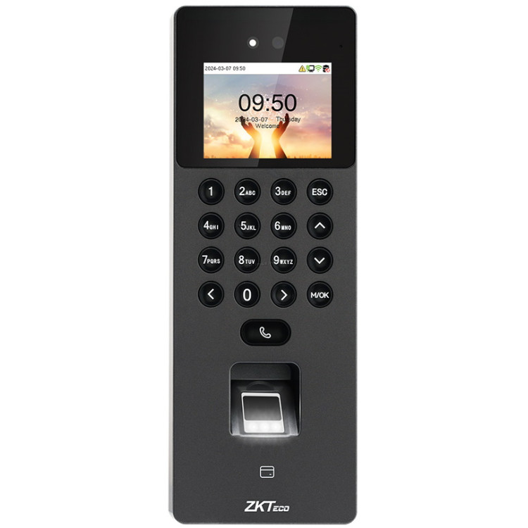 Terminal biometric de control acces ZKTeco SenseFace 2A (Black) cumpără ...