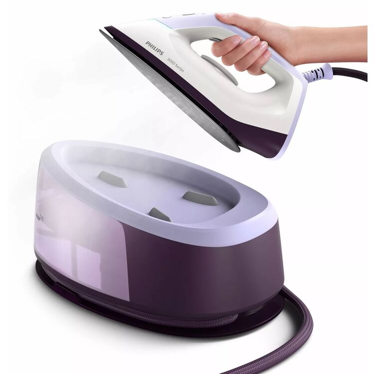 Утюг с парогенератором Philips PSG3000/30 (White/Purple)