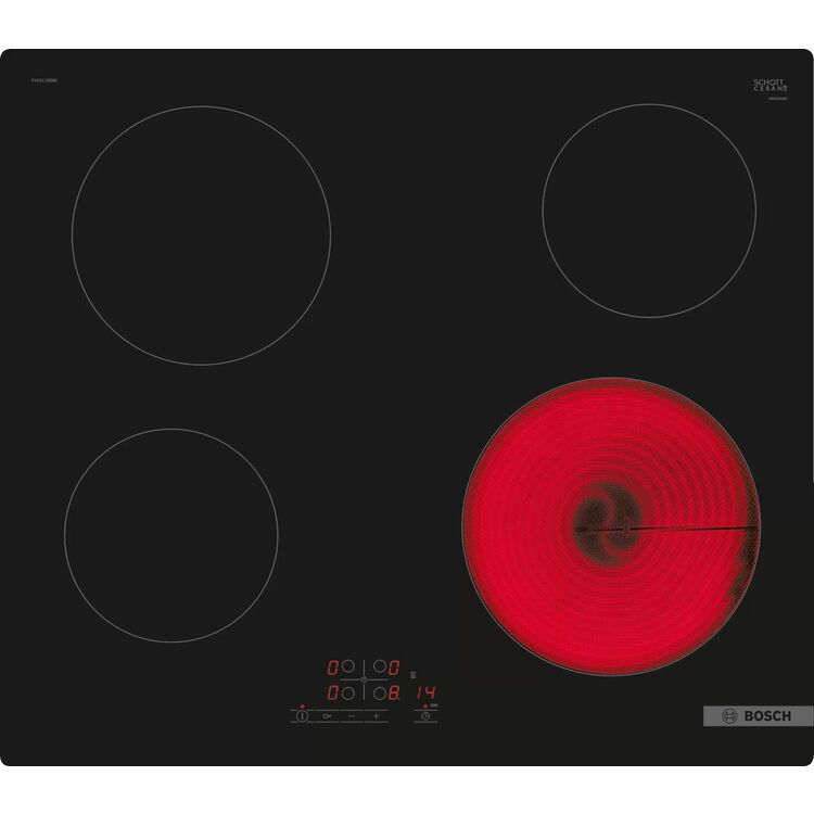 Plita electrica incorporabila Bosch PKE611BB2E (Black)