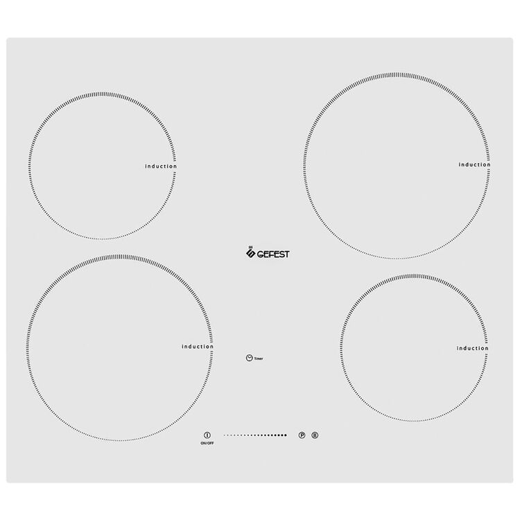 Plita incorporabila cu inductie Gefest СН 4232 (White) cumpără în Chișinău, Moldova | SMADSHOP.MD