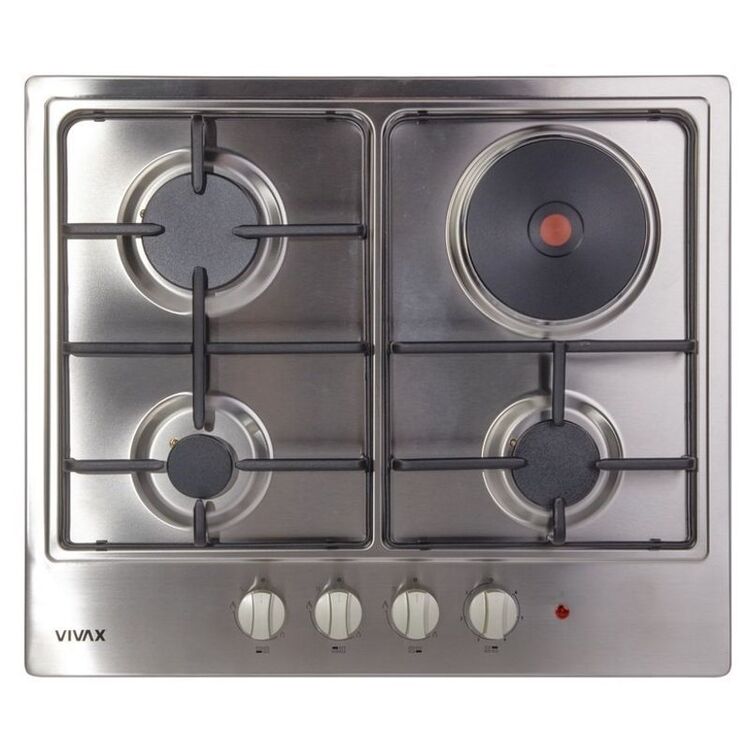 Plita incorporabila combinata Vivax BH-312EI X (Inox) cumpără în ...