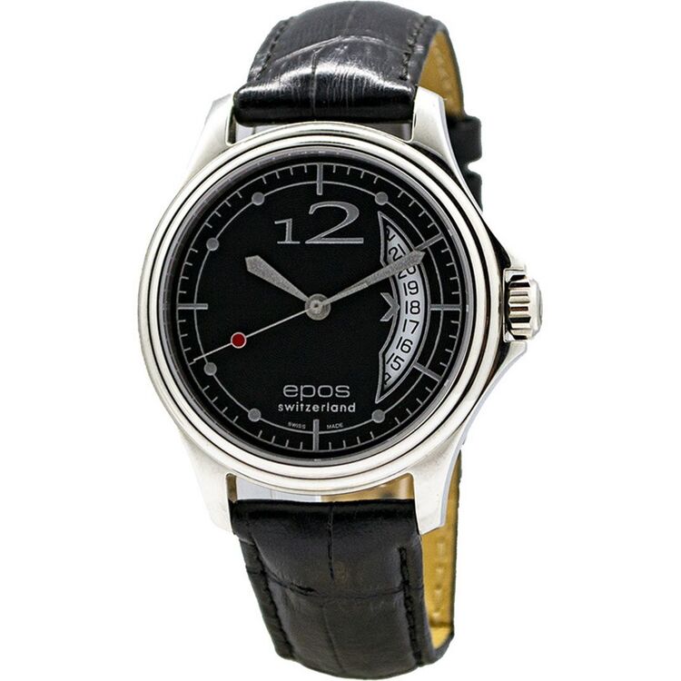 Наручные часы Epos Sportive 3380 /W/B/S (Black/Silver) купить в ...