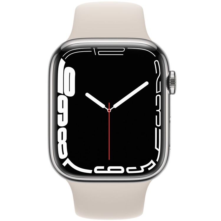 Смарт-часы Apple Watch Series 7 GPS + Cellular 45mm MKJV3 (Silver ...