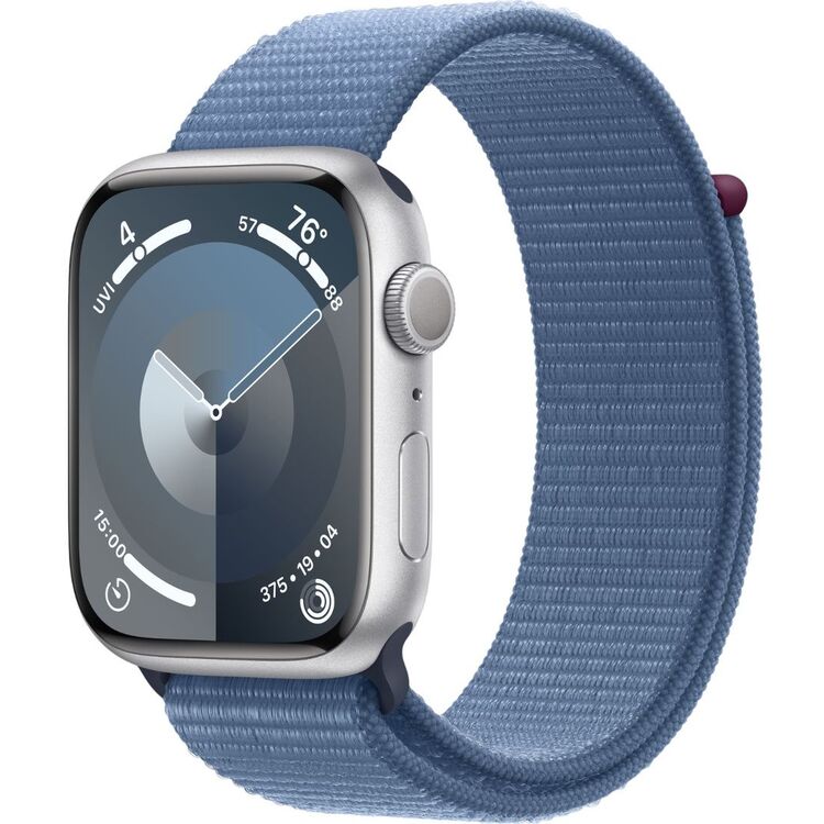Смарт-часы Apple Watch Series 9 GPS 45mm Sport Loop (Silver/Blue ...