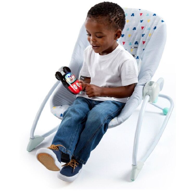 Sezlong pentru copii Baby Einstein Mickey Takealong (Gray)