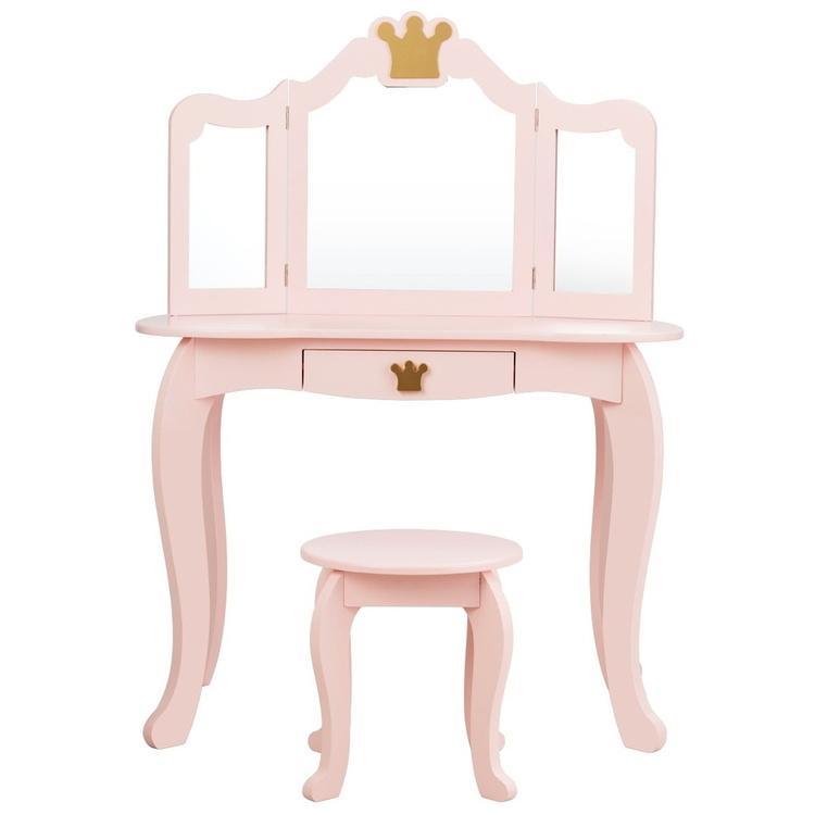 Masuta de toaleta pentru copii Costway HY10297PI (Pink) cumpără în ...