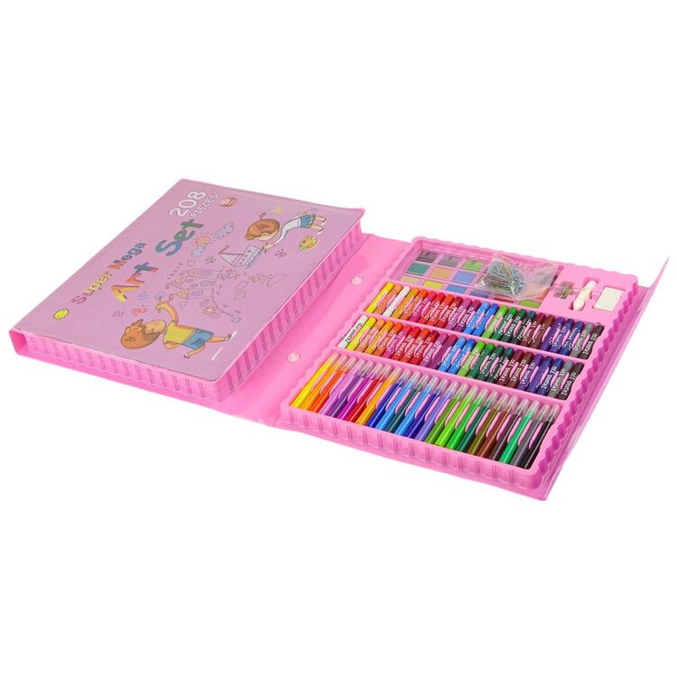 Set de colorat LeanToys Super Mega Art Set (Pink) cumpără în Chișinău ...