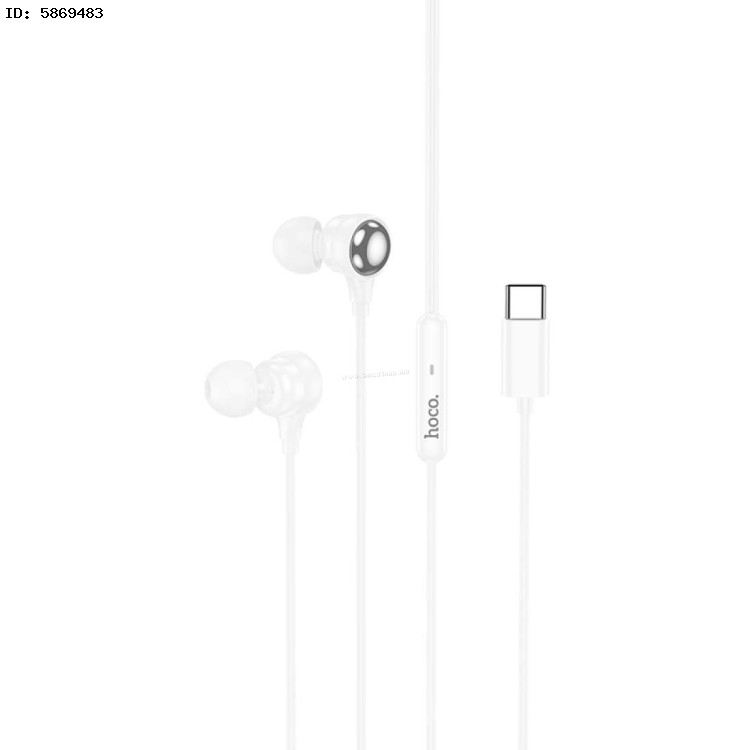Наушники Hoco M116 Type-C (White) купить в Кишиневе, Молдове | SMADSHOP.MD