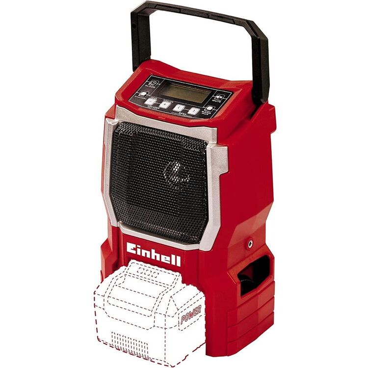 Портативный аккумуляторный радиоприемник Einhell TE-CR 18 Li (Red)