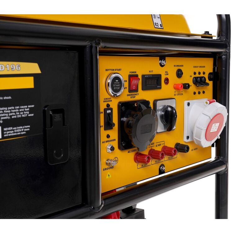 Бензиновый генератор Kraft&Dele Professional KD196 (Black/Yellow ...