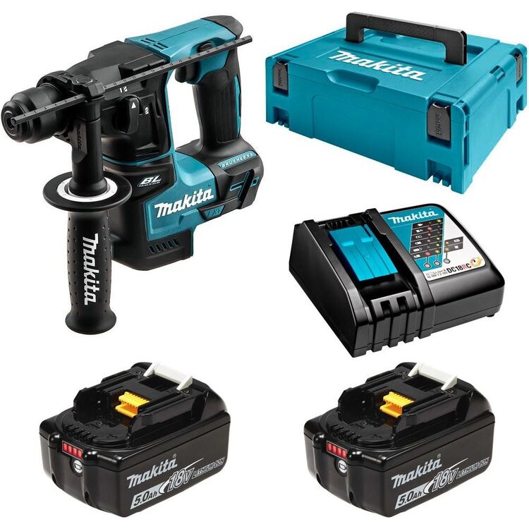 Аккумуляторный перфоратор Makita DHR171RTJ 2x5.0Ah