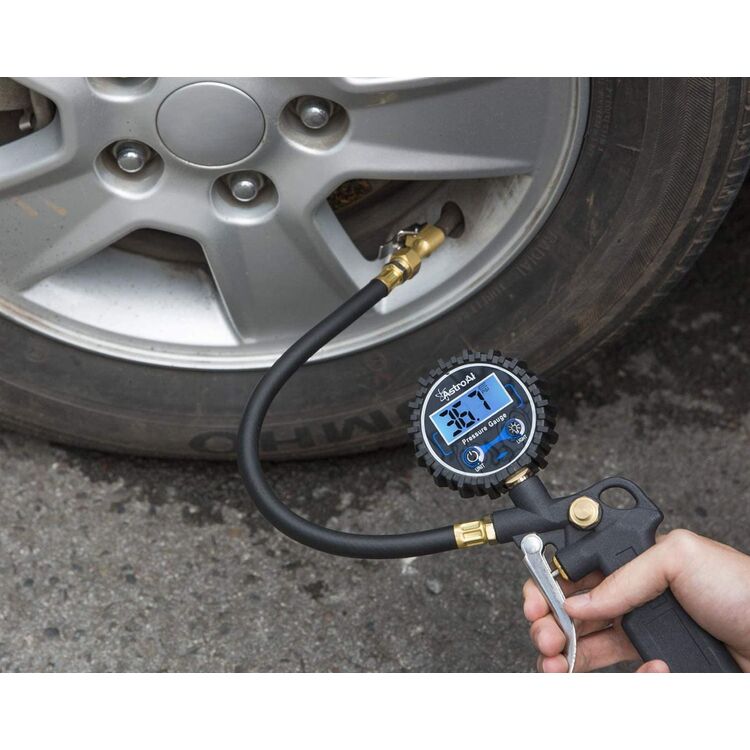 Pistol cu aer comprimat cu manometru AstroAI 250 PSI (Black) cumpără în ...