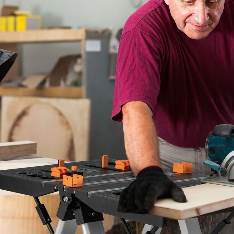 Верстак складной Costway TH10046OR (Black/Orange)