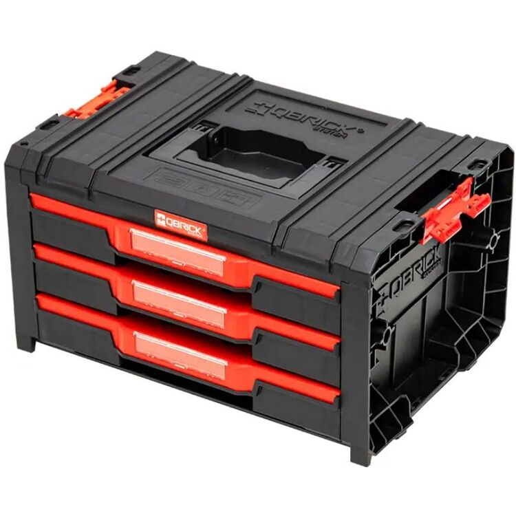 Ящик для инструментов Qbrick System Pro Drawer 3 Basic (Black/Red ...