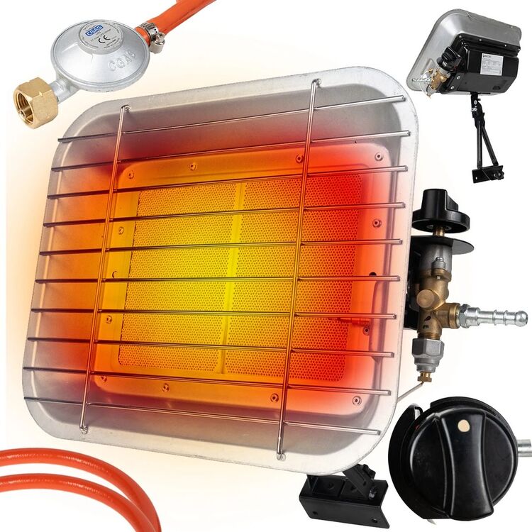 Incalzitor pe gaz exterior Maltec GAS-4500Wt (Silver) cumpără în ...