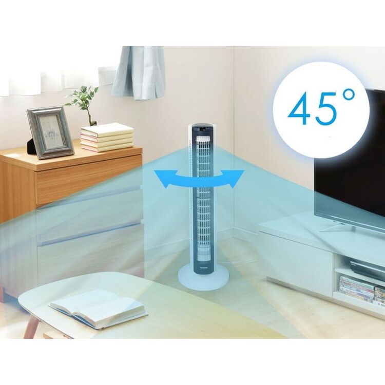 Ventilator Iris Ohyama Woozoo TWF-C82T (White/Blue)