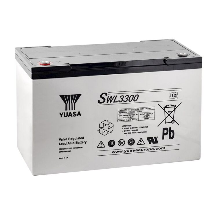 Acumulator pentru UPS Yuasa SWL3300/FR 12V/110.2AH (Black/White ...