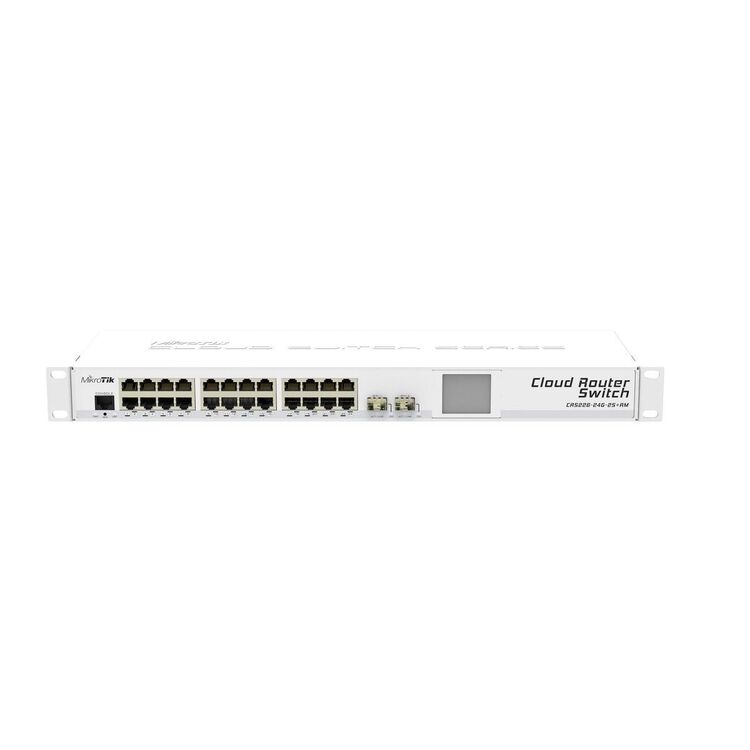 Comutator Mikrotik Cloud Router Switch CRS226-24G-2S+RM (White) cumpără ...