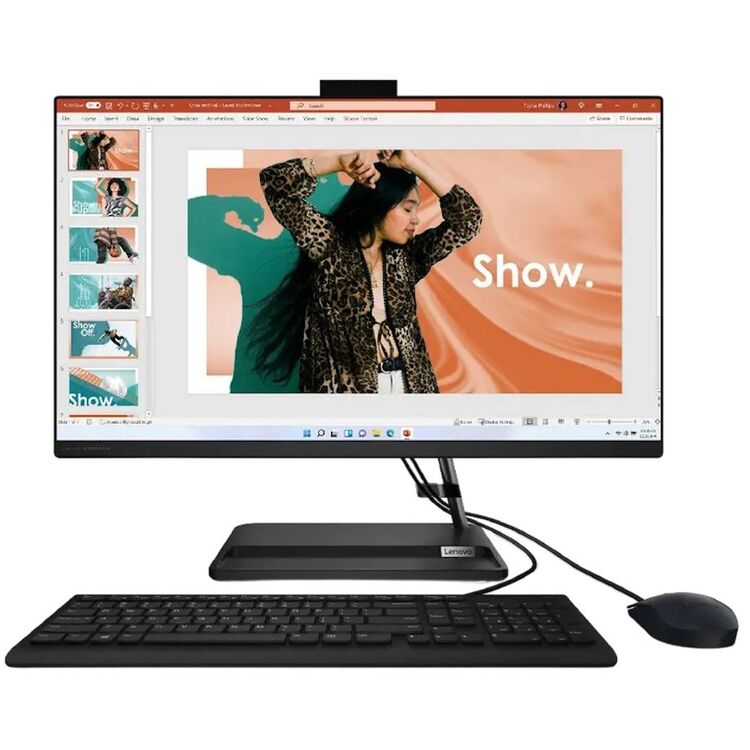 All in one Lenovo IdeaCentre AIO 3 27ALC6 AMD Ryzen 5 7430U 16GB DDR4 ...