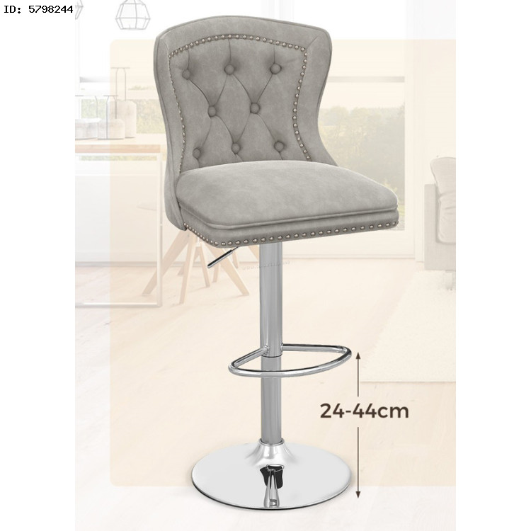 Set scaune de bar Costway JV11441GR-2 (Grey) cumpără în Chișinău ...