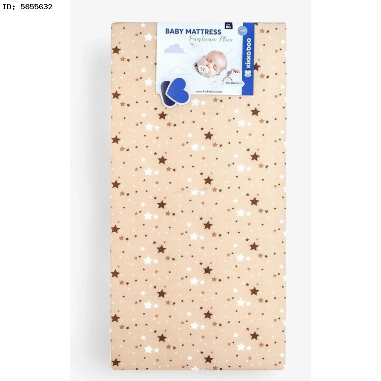 Saltea pentru copii Kikka Boo Fantasia Plus Stars Beige 120x60 (8cm ...