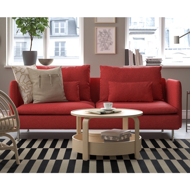 Canapea Ikea Soderhamn/Tonerud 3 locuri (Rosu) cumpără în Chișinău ...