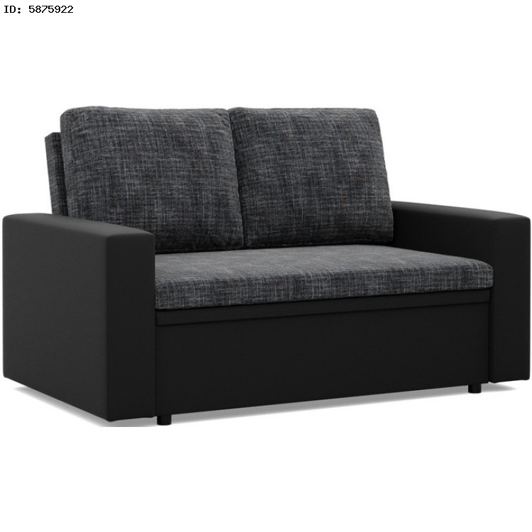 Диван Magnifico Meble Luna 148x90x87 Lawa 17/Real 11 (Dark Grey/Black ...