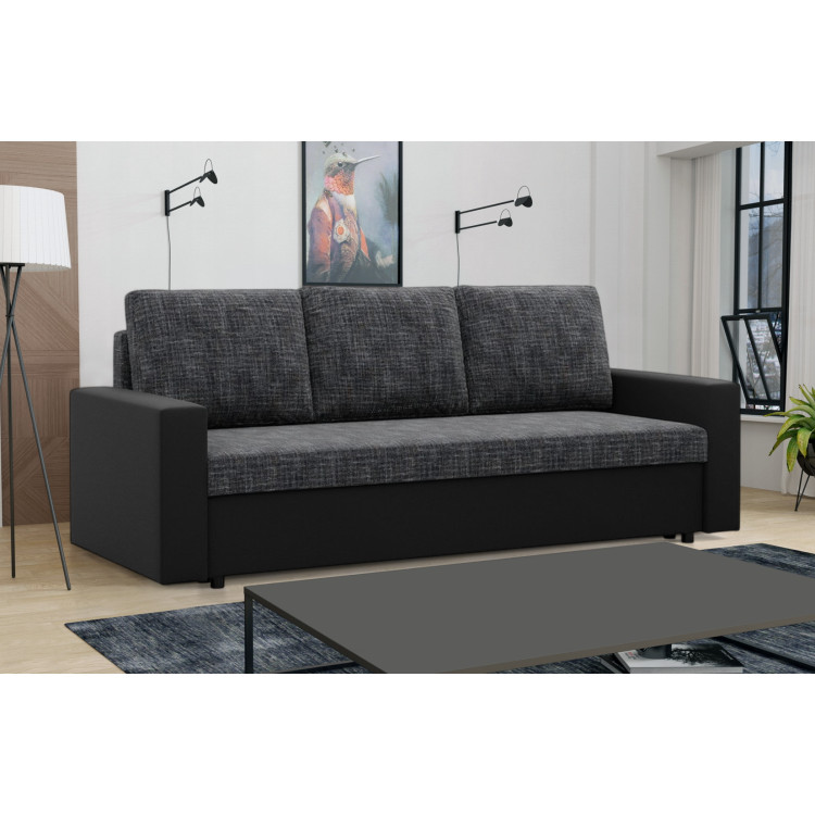 Диван Magnifico Meble Luna Lawa 17/Real 11 (Dark Grey/Black) купить в ...