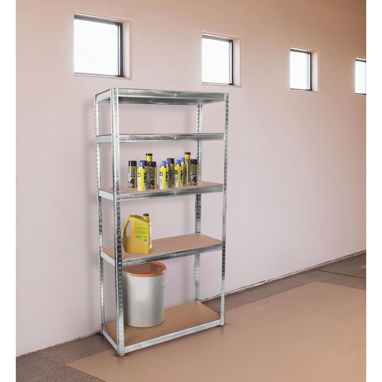 Etajera Strend Pro Regal Racks RAT40 MS 180x90x40cm (Silver/Natural ...